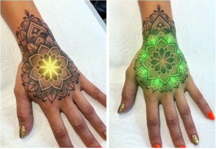An Artist Creates Animated Tattoos Using Neon Lights, and It's Highly ...