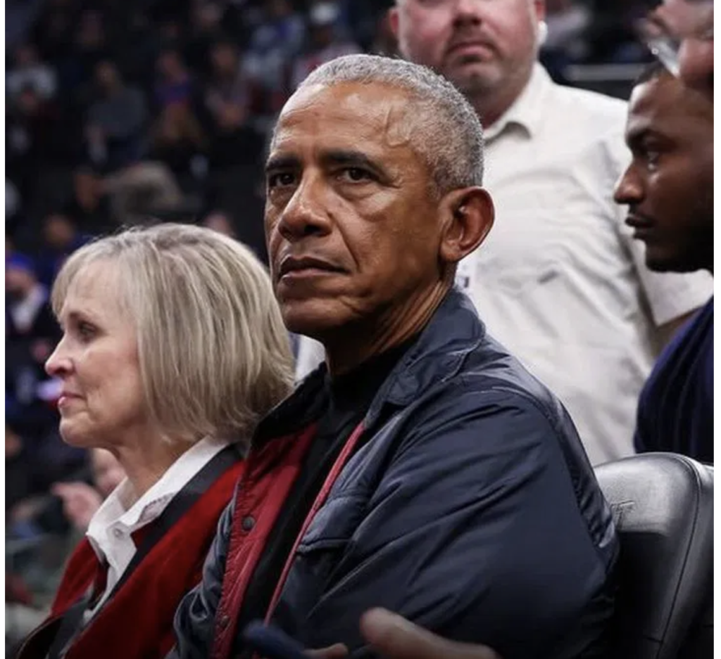 Former President Obama Spotted at Clippers Game Without Michelle ...