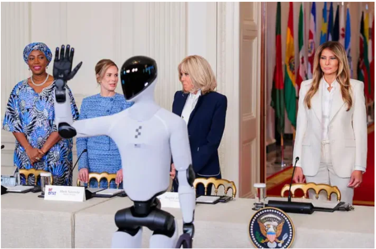 Melania Trump Introduces AI Robot That Could Replace Teachers - The Dreamer